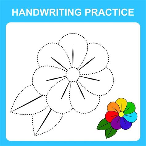Printable Flower Tracing Printablelib