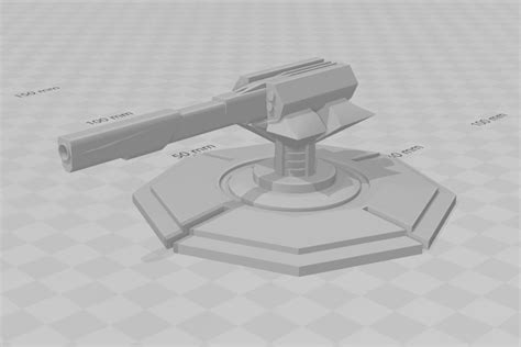 stl file sci fi rail gun・3d printer design to download・cults