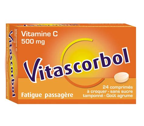 Vitamines Vitascorbol Vitamine C 500mg à Croquer