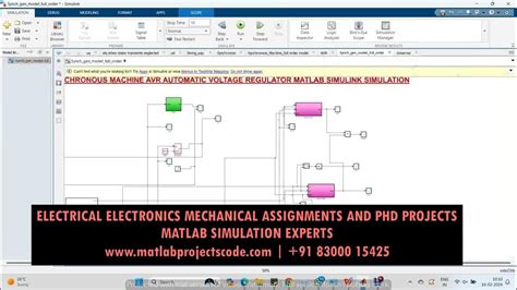 synchronous machine avr automatic voltage regulator matlab simulink simulation electrical youtube