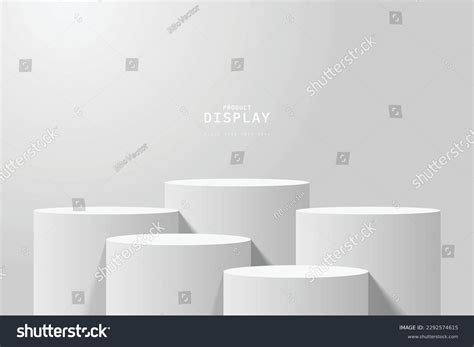 Empty White Clean Room Set Five Stock Vector Royalty Free 2292574615