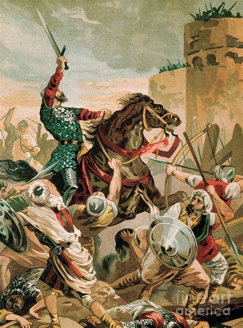 Representation Of Cid Rodrigo Diaz De Vivar 1043 1099 Spanish Knight