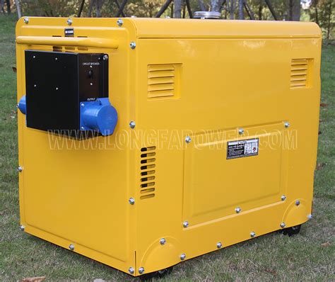 7kva 50hz Single Phase Air Cooled Portable Super Silent Diesel