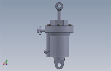 缓冲罐 SOLIDWORKS 2018 模型图纸免费下载 懒石网