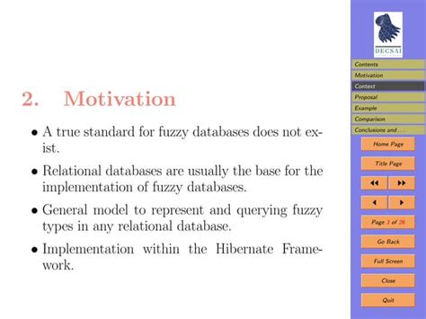 generalised fuzzy types and querying implementation within the