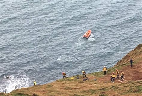 Dog Dies After Falling Over Cliff Manx Radio Gold