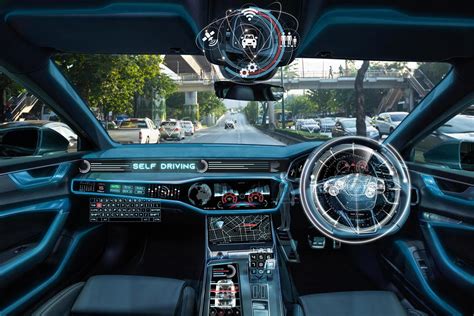 Autonomous Vehicle Self Driving With Graphical User Interface