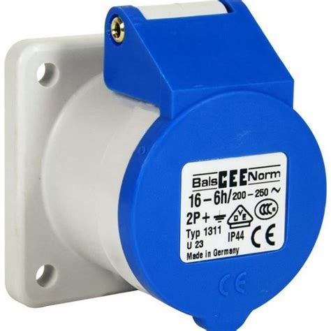 Jual ~~~~~ Stop Kontak 3 Phase 3p 16a 3k 16a Panel Mounting Socket 3