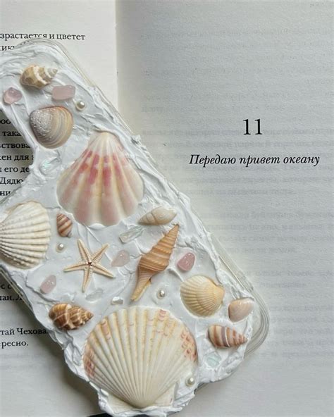 чехол с ракушками