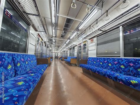 Jakarta Indonesia In October 2022 Situation Of An Empty Commuterline