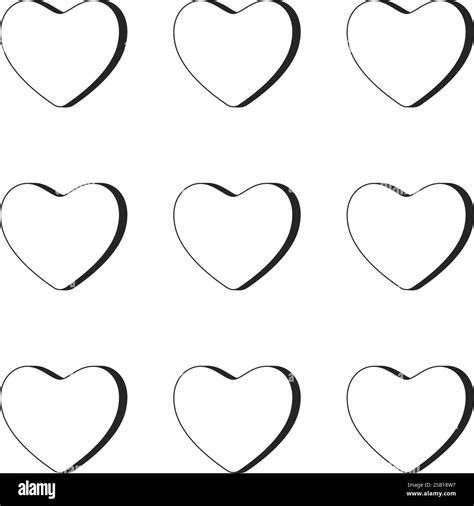 Candy Hearts Or Love Heart Shaped Sweets Repeating Background Pattern