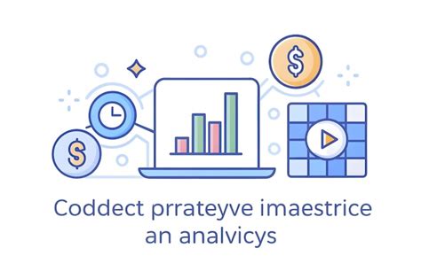 Modern Ai Predictive Analytics Border Frame With Dollar Icons Smart Business Concept In Flat