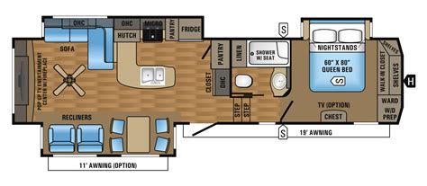 30 Foot 5th Wheel Camper Floor Plans Buklaok