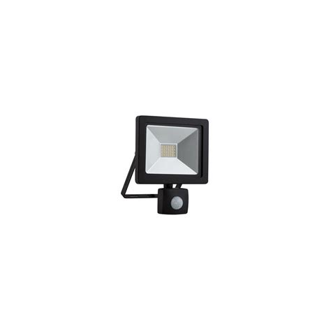 Led 20w Floodlight And Sensor Black 4000k Eurolux Pty Ltd Cashbuild