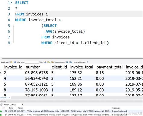 相关子查询 Sql Csdn博客