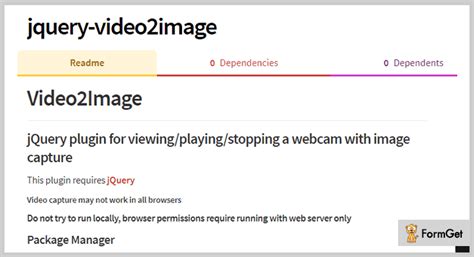 5 JQuery Webcam Plugins 2022 FormGet