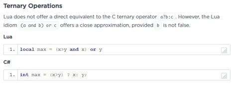 Lua C Comparison Is Inaccurate In Some Places Documentation