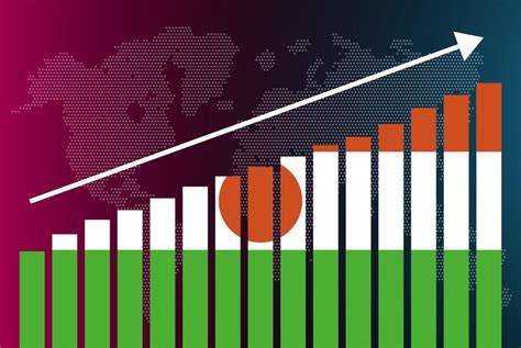 Premium Vector Niger Bar Chart Graph Increasing Values Country
