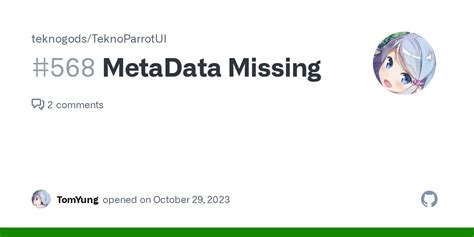 MetaData Missing Issue Teknogods TeknoParrotUI GitHub