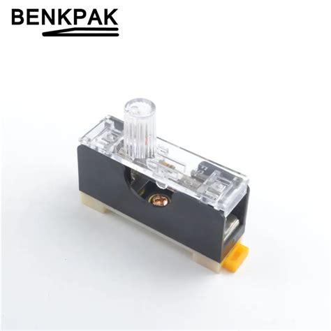 35mm Din Rail 6x30mm Glass Fuse Holder Single Guide Fuse Box With 10a