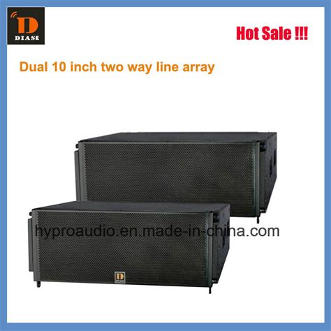 Dual 10inch Powerful Line Array Speaker Ds210 Line Array System And