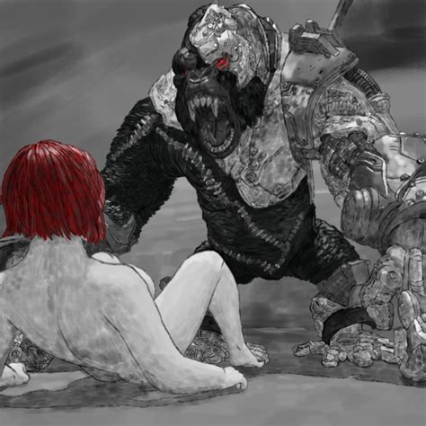 Rule 34 Anthro Ape Barefoot Black Widow Marvel Completely Nude