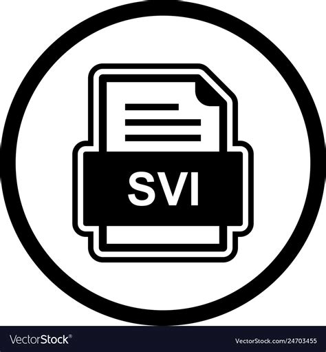 svi file document icon royalty free vector image