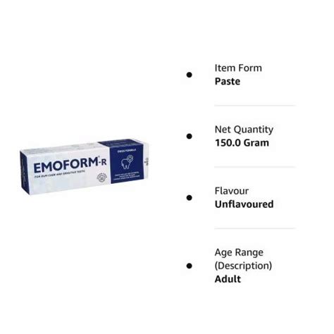 Generic Emoform R Emoform Plaque Removal Toothpaste 150gm Pack Of 2 At Rs 599 Tube In Pune