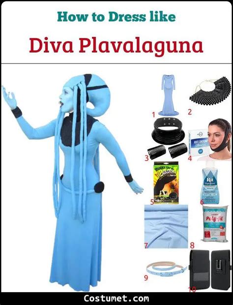 Diva Plavalaguna Fifth Element Costume For Cosplay And Halloween Fifth Element Costume Themed