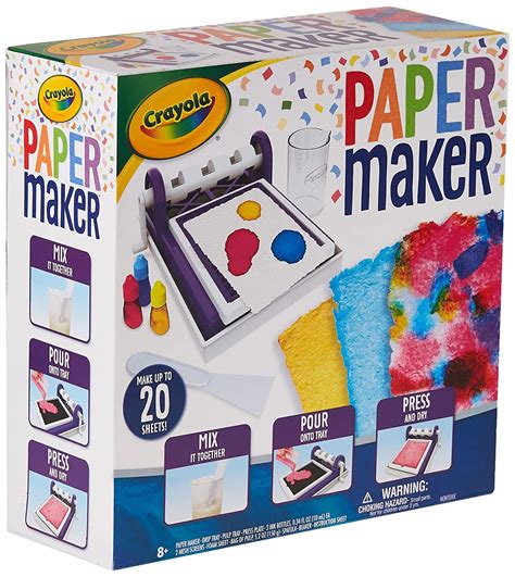 Paper Crafts Maker Crayola Paper Maker Paper Making Diy Craft Kit
