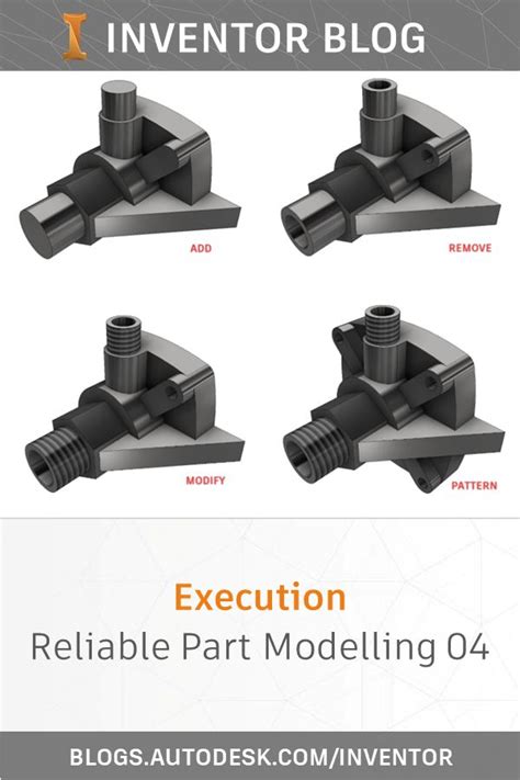 Execution Reliable Part Modelling In Autodesk Inventor 04 Inventor Autodesk Inventor Autodesk