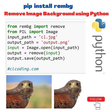Remove Image Background Using Python Python Background Python List