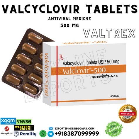 Valtrex Valacyclovir 500 Mg Tablets At Rs 250bottle Valtrex Tablets In Jaipur Id 26900695012