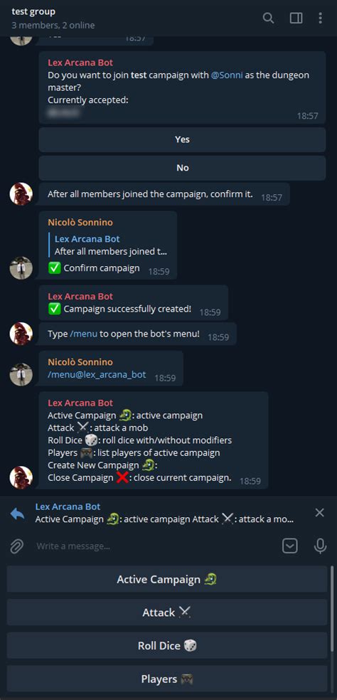 Github S0nn1lex Arcana Telegram Bot Telegram Bot Implementing Lex Arcana Using Python