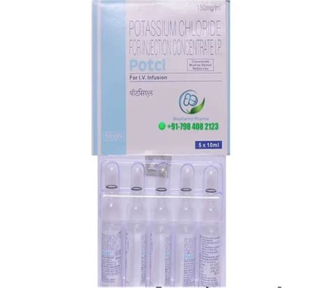Potassium Chloride Injection Kcl Injection Latest Price