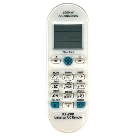 New Universal Remote Control Air Conditioner For Kt E08 6000 In 1 Key