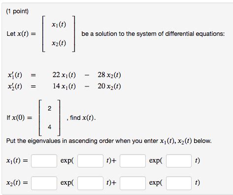 Solved Let Be A Solution Chegg