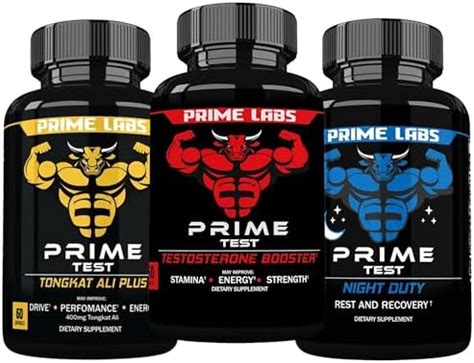 Amazon Prime Labs Prime Test Testosterone Booster Night Duty Sleep Supplement Tongkat