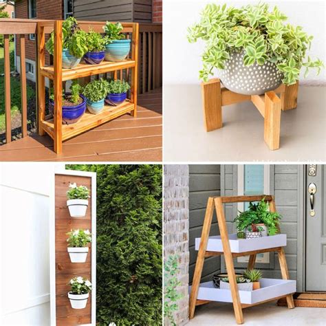 Outdoor Plant Stand Plans Image To U