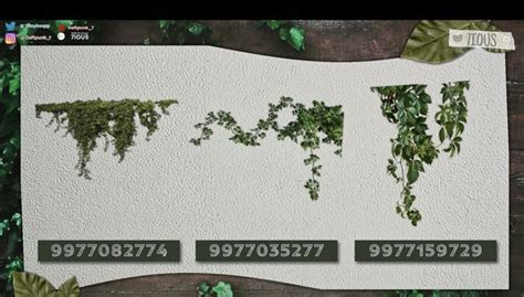 Pin On Bloxburg Vine Decal Bloxburg Decals Codes Wallpaper House Decals