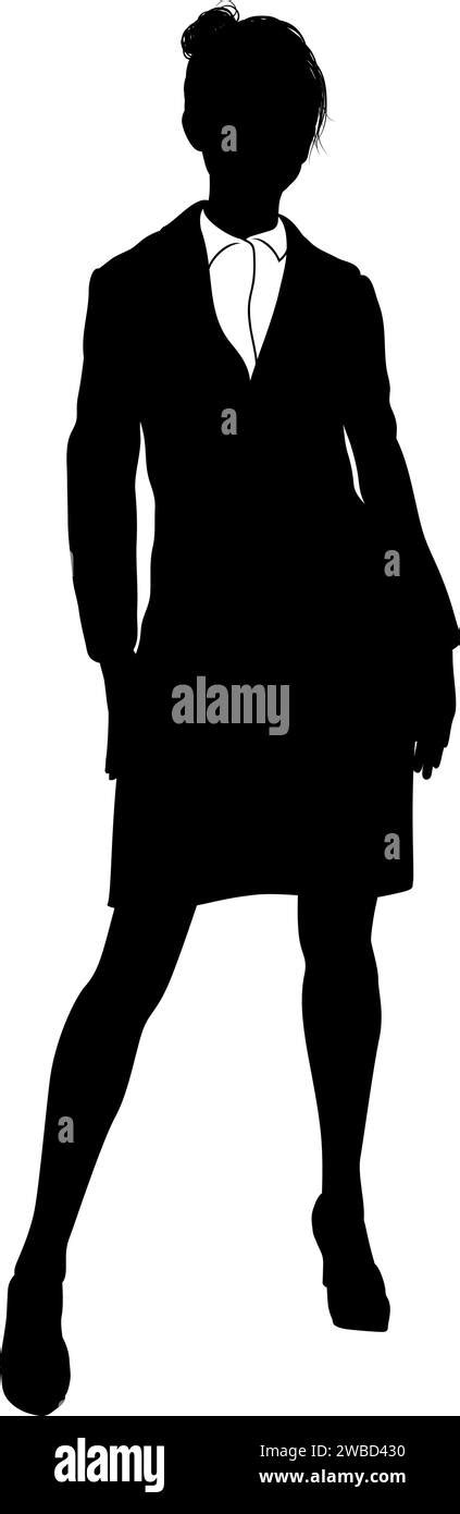 Business People Woman Silhouette Businesswoman Stock Vector Image And Art Alamy