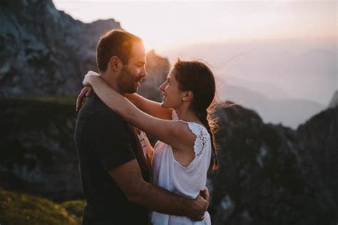Adventurous Engagement Shoot In The Julian Alps Junebug Weddings