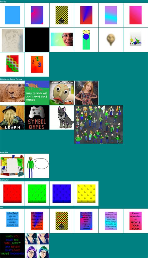 Pc Computer Baldis Basics Plus Posters The Textures Resource