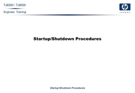 PPT Startup Shutdown Procedures PowerPoint Presentation Free Download ID