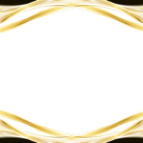Abstract Curve Black Gold Gradient Border Curve Frame Golden