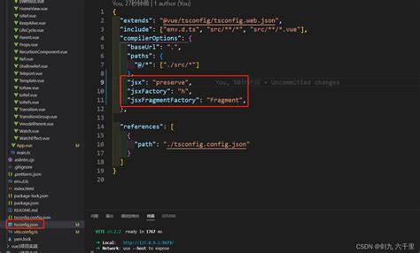 Vue 3 第二十二章：组件十（组件高级特性 组件的渲染函数和jsxtsx语法）vue3 Typescript配置支持渲染式函数 Csdn博客