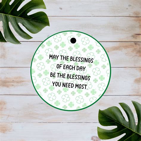 Irish Blessing Printable Irish Blessing Tags Irish Blessing T