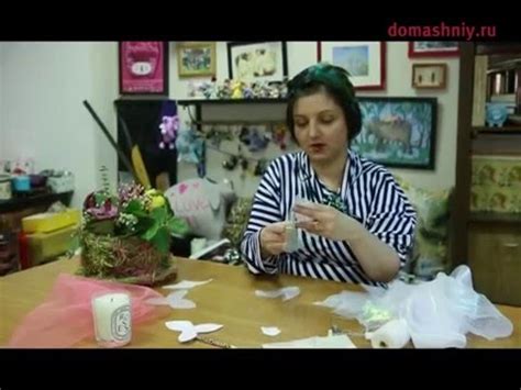 Заколка "Орхидея" своими руками - YouTube