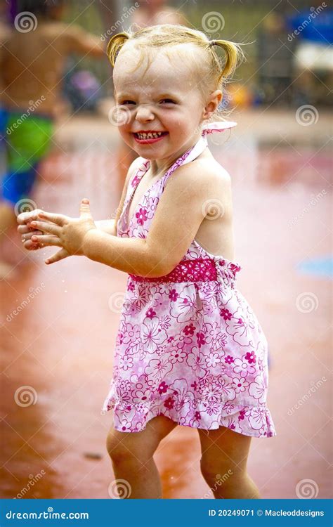 Girl At Waterpark Stock Image Image Of Beautiful Young 20249071