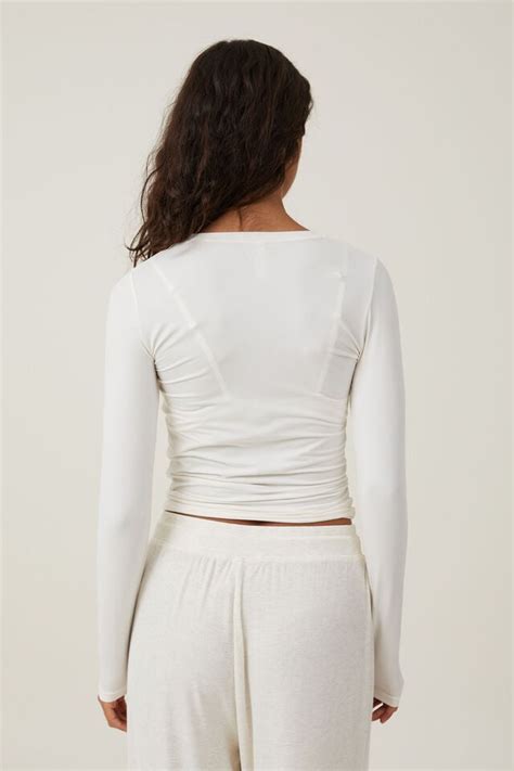 Soft Lounge Long Sleeve Crew Neck Top